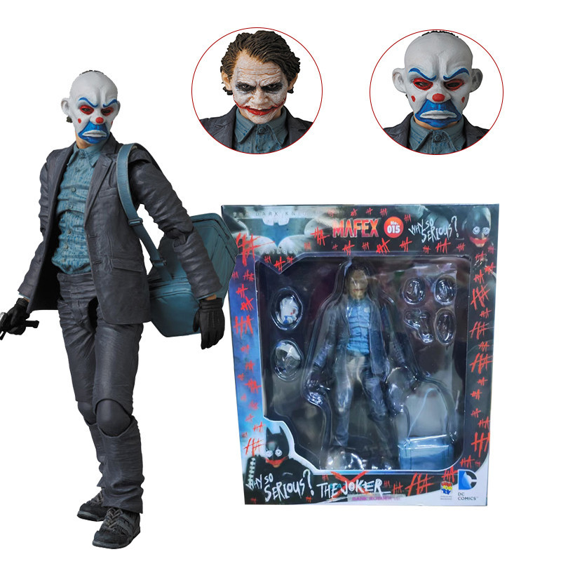 Mafex 015 The Joker Shf Comics Series The Dark Knight Action Figure ...