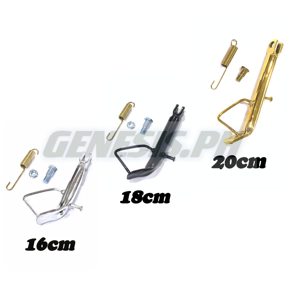 Genesis Motorcycle Side Stand With Bolts 16cm 18cm 20cm Universal ...