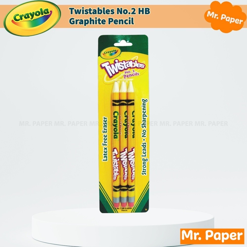 Crayola Twistable Graphite Pencil 3s | Mr. Paper | Shopee Philippines