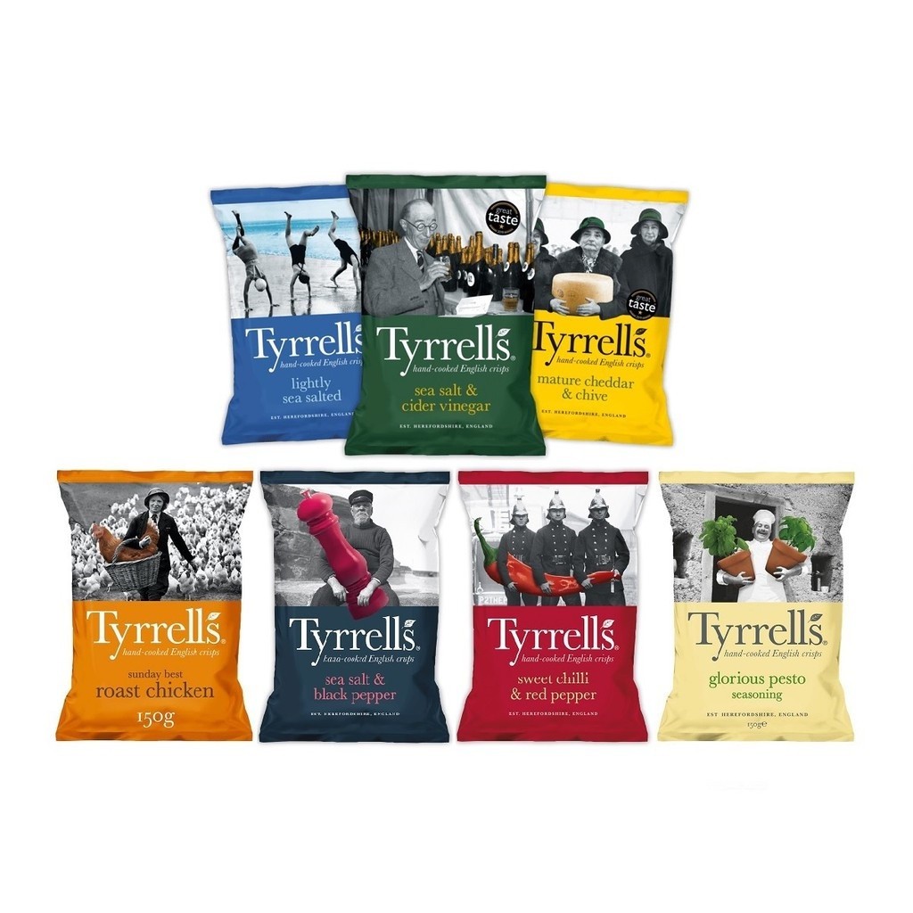 (DIRECT FROM UK) Tyrrells Potato Chips English Crips Nacho Tortilla ...