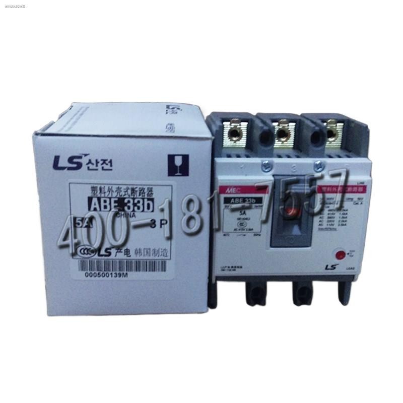 COD☆ Original supply Korea LS-made plastic case circuit breaker ABE33b 5A 10,15,20,30A 3P ...