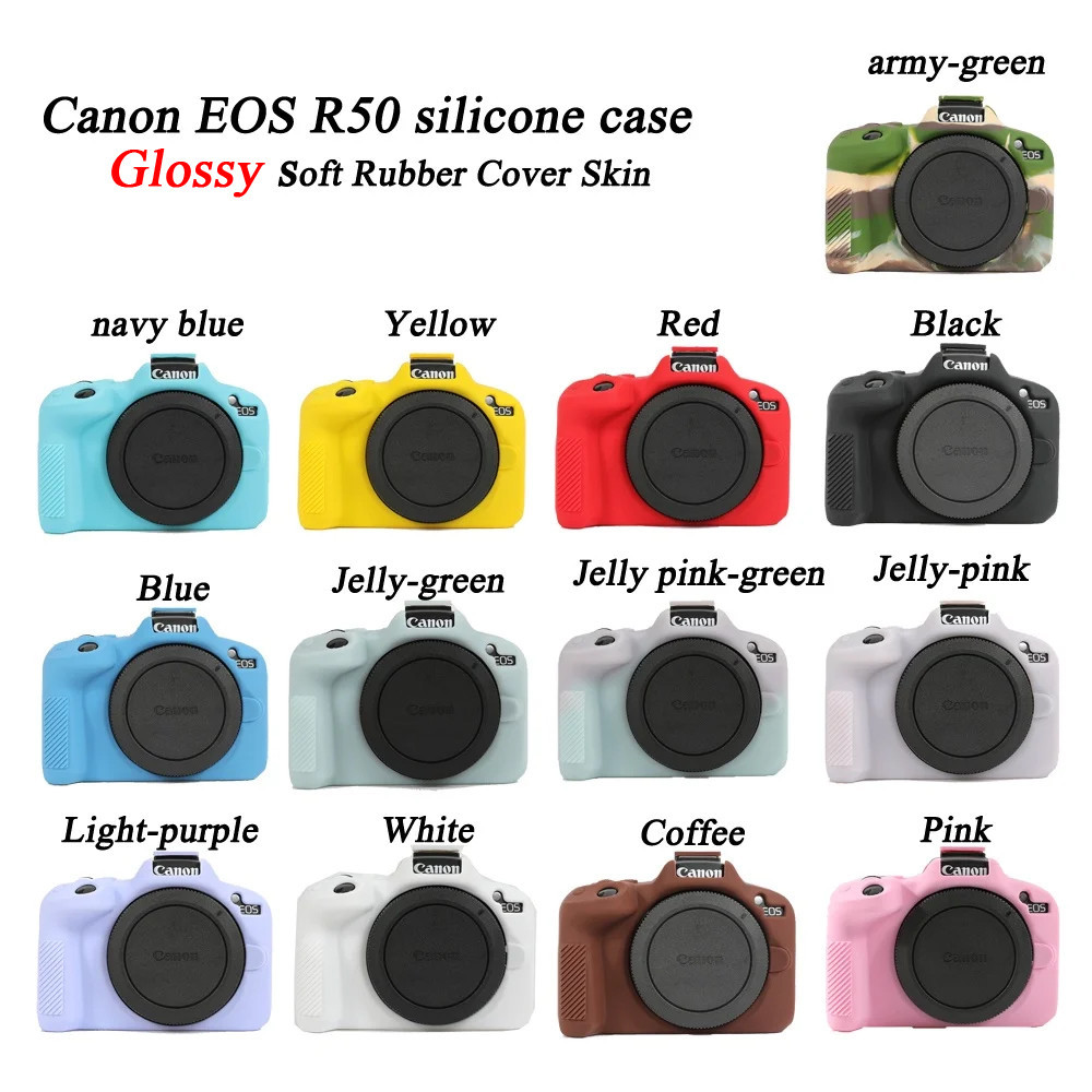 Canon R50 Silicone Camera Case Cover Skin Protector For Canon EOS R50 ...