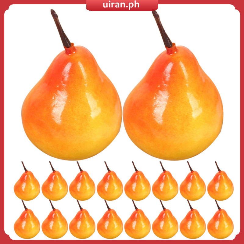 32 Pcs Fruitful Pineapple Display Miniature Pear Model Artificial 5 ...