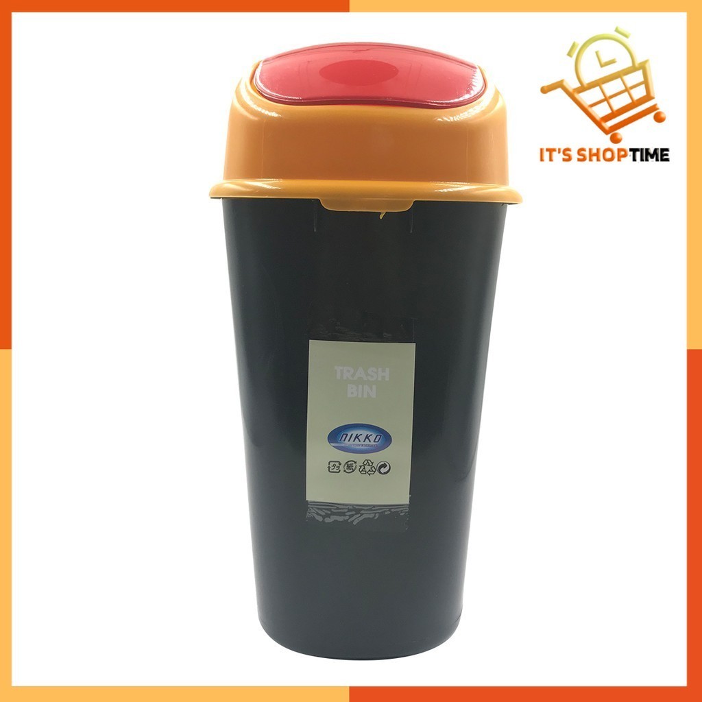 Its shop time COD Plastic Trash Can 613 Nikko | Shopee Philippines