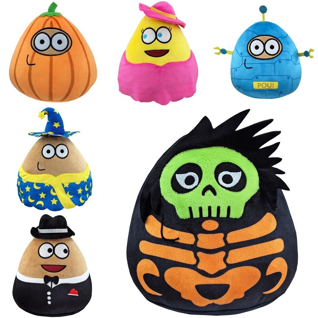 My Playful Pet Alien Plush Pou Stuffed Fruit Toy Soft Material Short ...