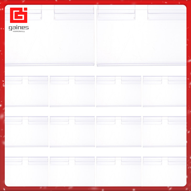 Reusable Label Holder Clear Plastic Merchandise Sign Display Retail ...