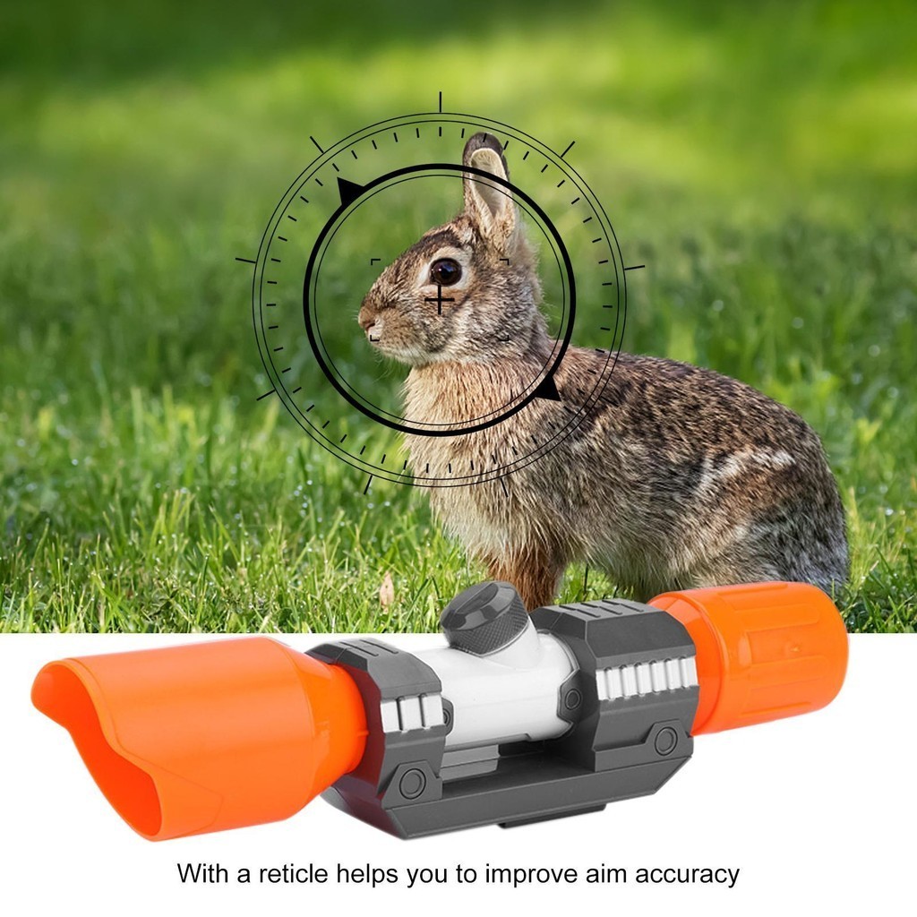 Scope Sight Sighting Spotting Scope Attachment for Modify Toy - Orange ...