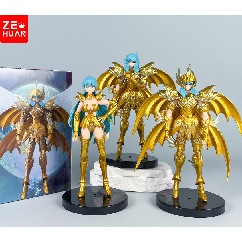 21cm Saint Seiya Myth Cloth Metal Body Pisces Aphrodite 24K/OCE Gold ...