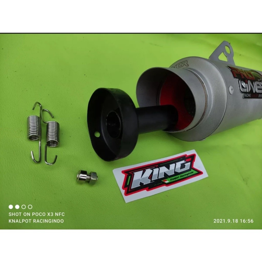 Exhaust racing proliner slinser only inlet 50 mm vixion satria gsx nmax ...