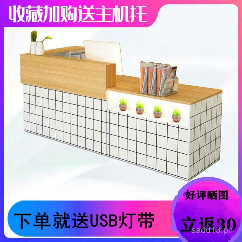 Cashier Counter Small Bar Table Simple Modern City Milk Tea Shop ...