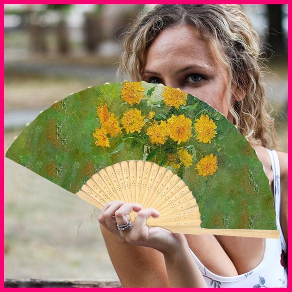 White Hand Fans White Handheld Wedding Guest Fans Wedding Party Favors ...