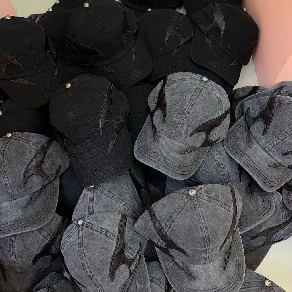 2025 New Style Niche Design Dark Flame Washed Distressed Cowboy ...