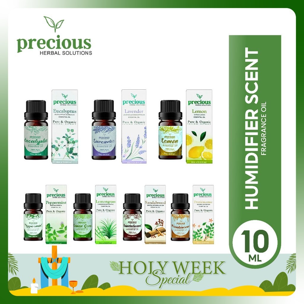 Precious 10ml Humidifier Oil Diffuser, Fragrance Oil, Humidifier Scent/Oil, 100% Pure Essential ...