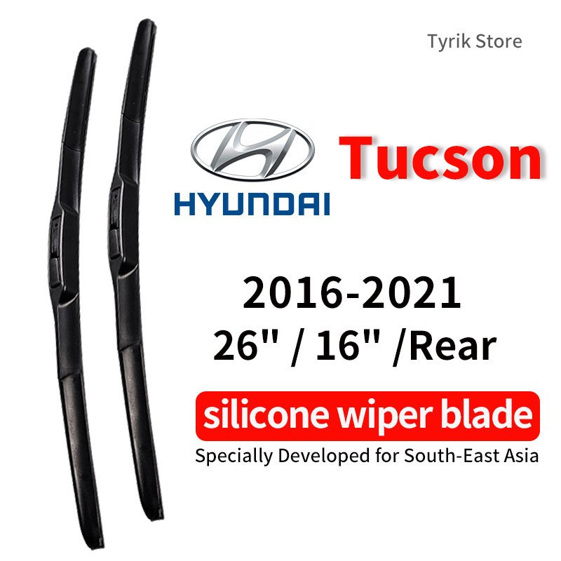 (Front/Rear) Hyundai Tucson Wiper Blade Set for 2016-2021 Suv car ...