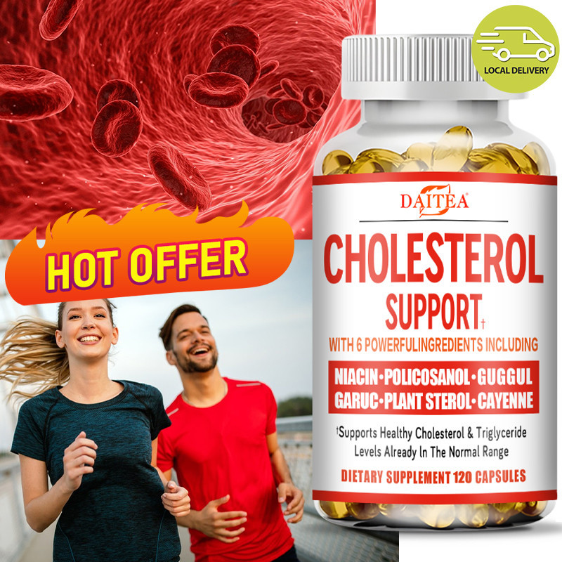 Daitea Cholesterol Support Supplement - Maintains DHA Levels, Heart ...