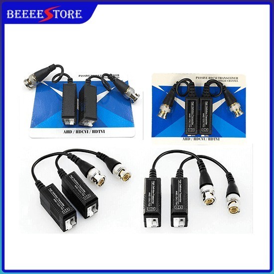 CCTV Passive Video BALUN BNC RG59 to CAT 5E & CAT 6 (1 PAIR) | Shopee ...