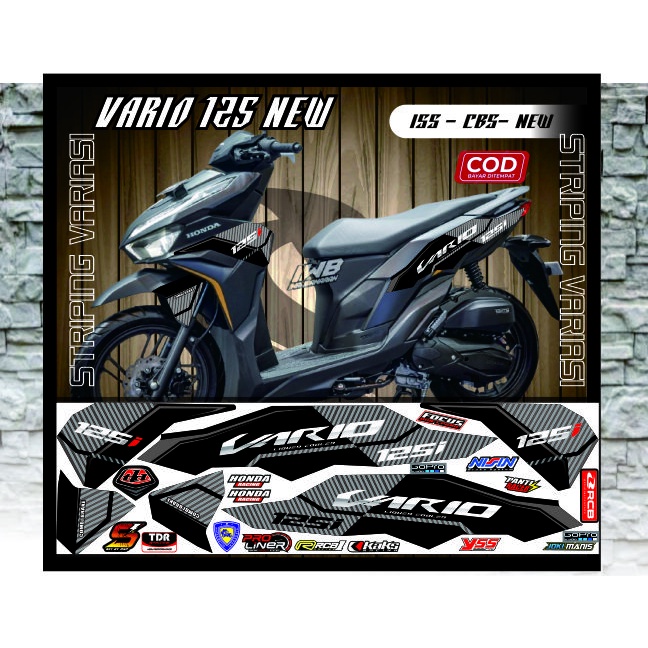 /Variations Of STRIPING Stickers HONDA ALL NEW VARIO 2023 VARIO NEW 125 ...