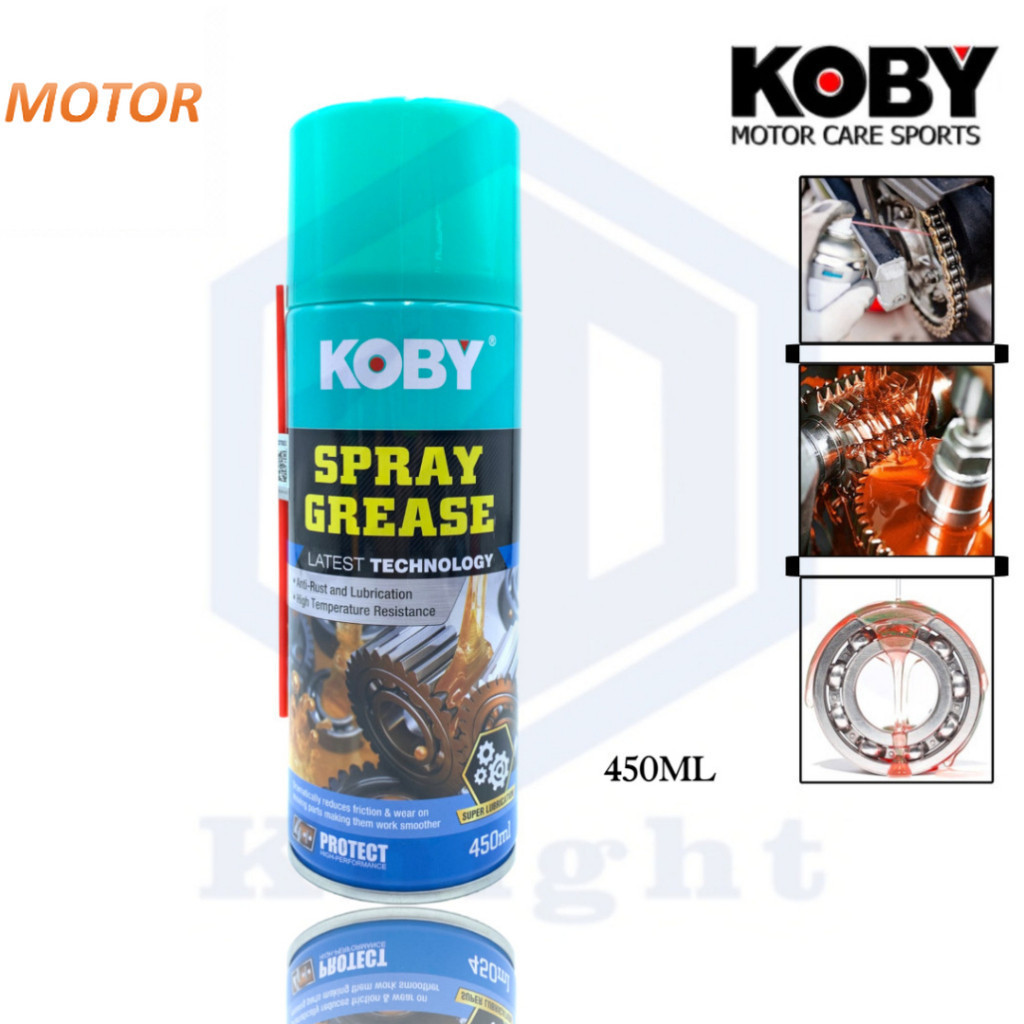 Rider KOBY SPRAY GREASE WITH LITHIUM BASE 450ML | Shopee Philippines