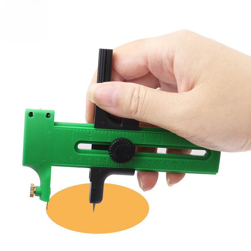 1Piece Rotary Compass Circle Cutter Double-stage Adjustable Paper ...