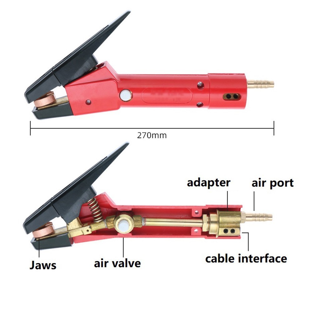 【LUSH】Carbon Gouging Torch Air Carbon Arc Gouging Rods Electrode Holder ...