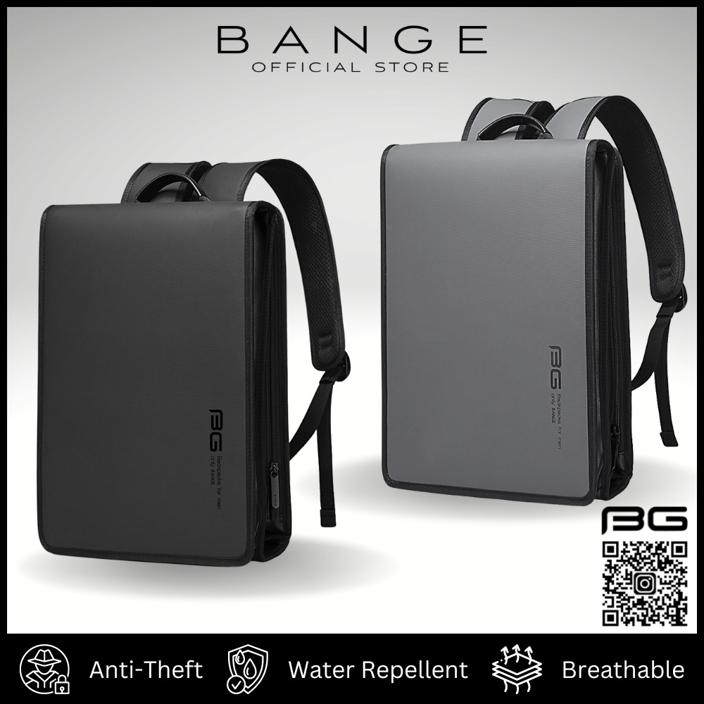 7252 BANGE Premium Quality Bag Backpack Anti Theft YKK Zipper Water ...