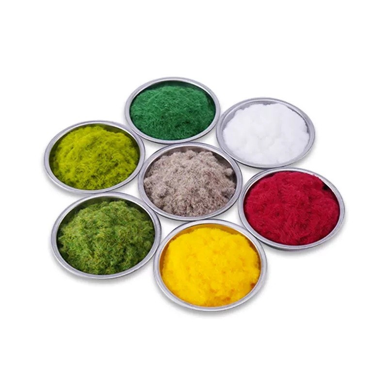 30g Landscaping Platform Grass Powder DIY Handmade Base Nylon Grass ...