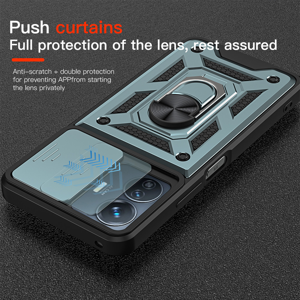 Shockproof Case for VIVO Y77 5G Y75 Y55 Y30 5G Push Pull Camera ...