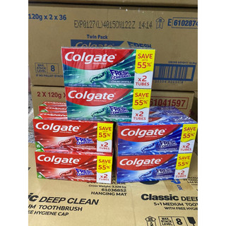 original Colgate Fresh Confidence Toothpaste 2 x 120g Twin Pack/11 ...