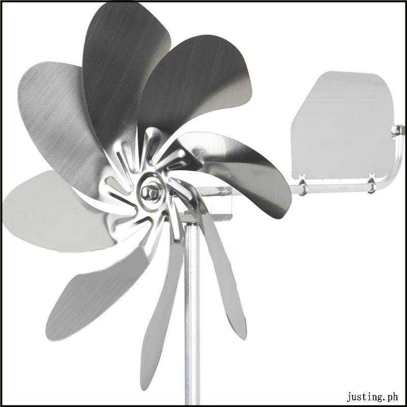 Justing Garden Decorations Weather Vane Windmill Metal Windmill Yard ...