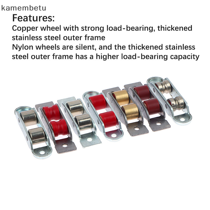 betu 88 Type Flat/Groove Double Wheel Metal Doors Window Pulley Support ...