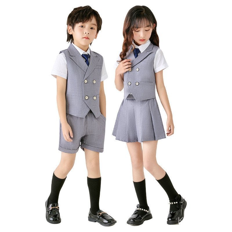 6Set Kindergarten Suit Summer Preppy Style School Uniform for Primary ...