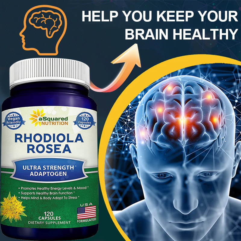 Adaptive Rhodiola Rosea Supplement - 1000 mg - Cortisol Blocker ...