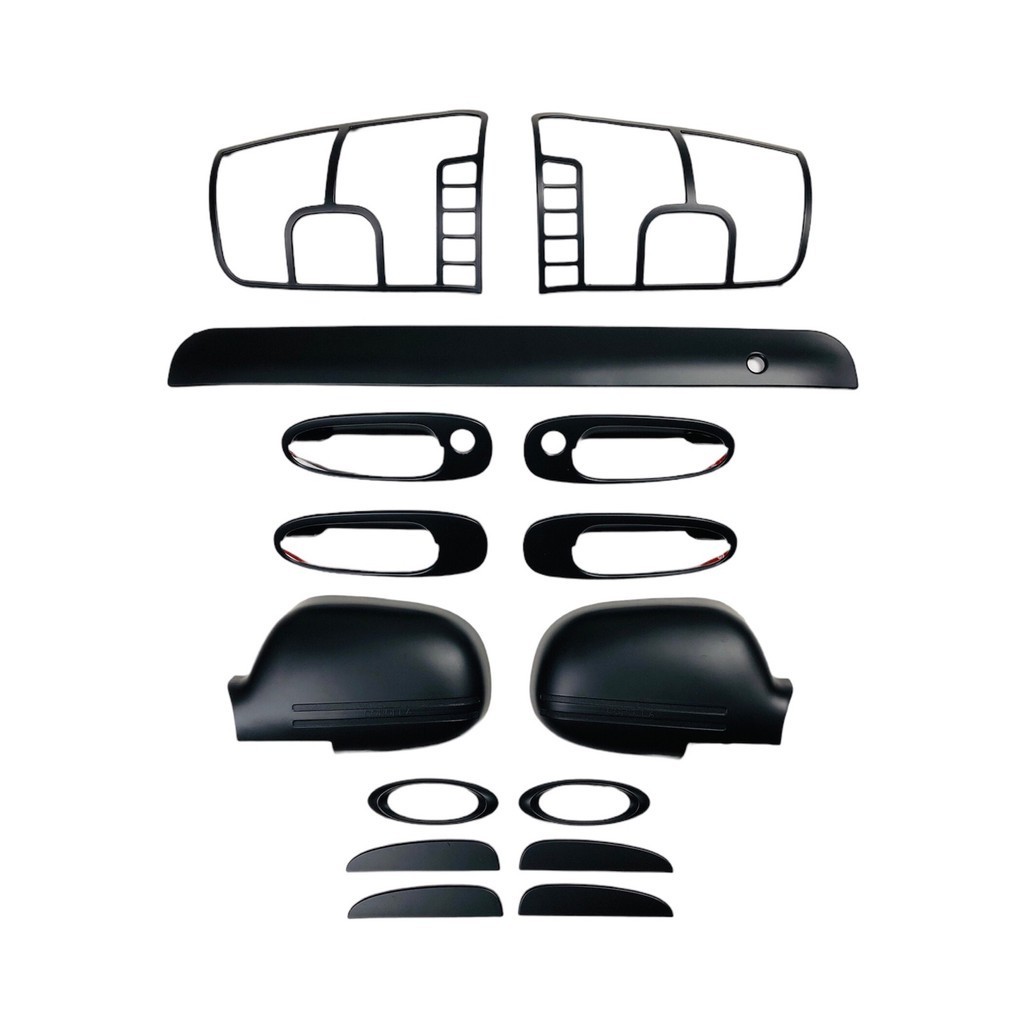 Matte Black Garnish Set -Toyota Corolla 1993 1994 1995 1996 Garnish ...