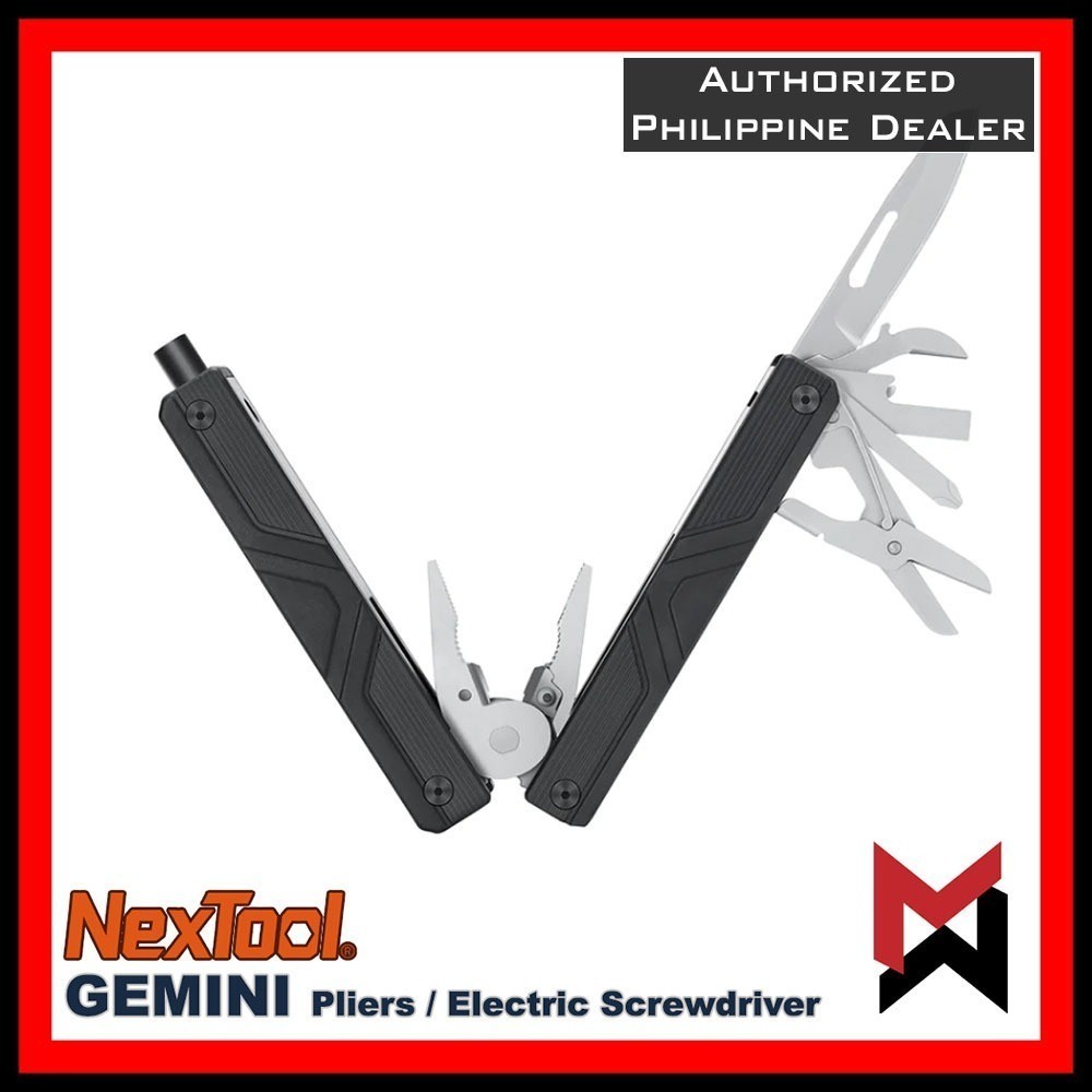 Nextool - Gemini - Pliers Multitool w/ Electric Screwdriver | Shopee ...