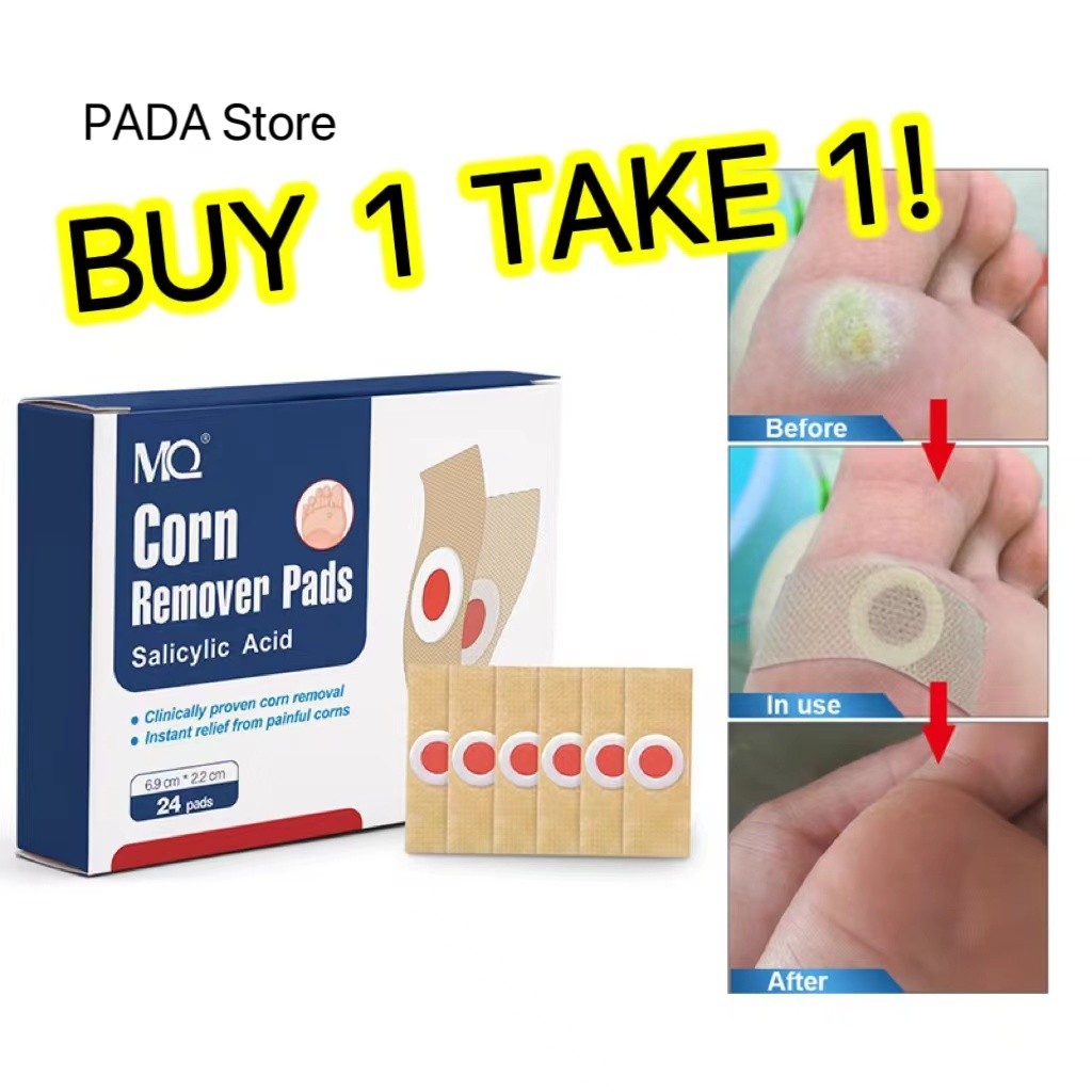 24PCS Warts remover Foot Corns Remover Patch To remove calluses on the ...