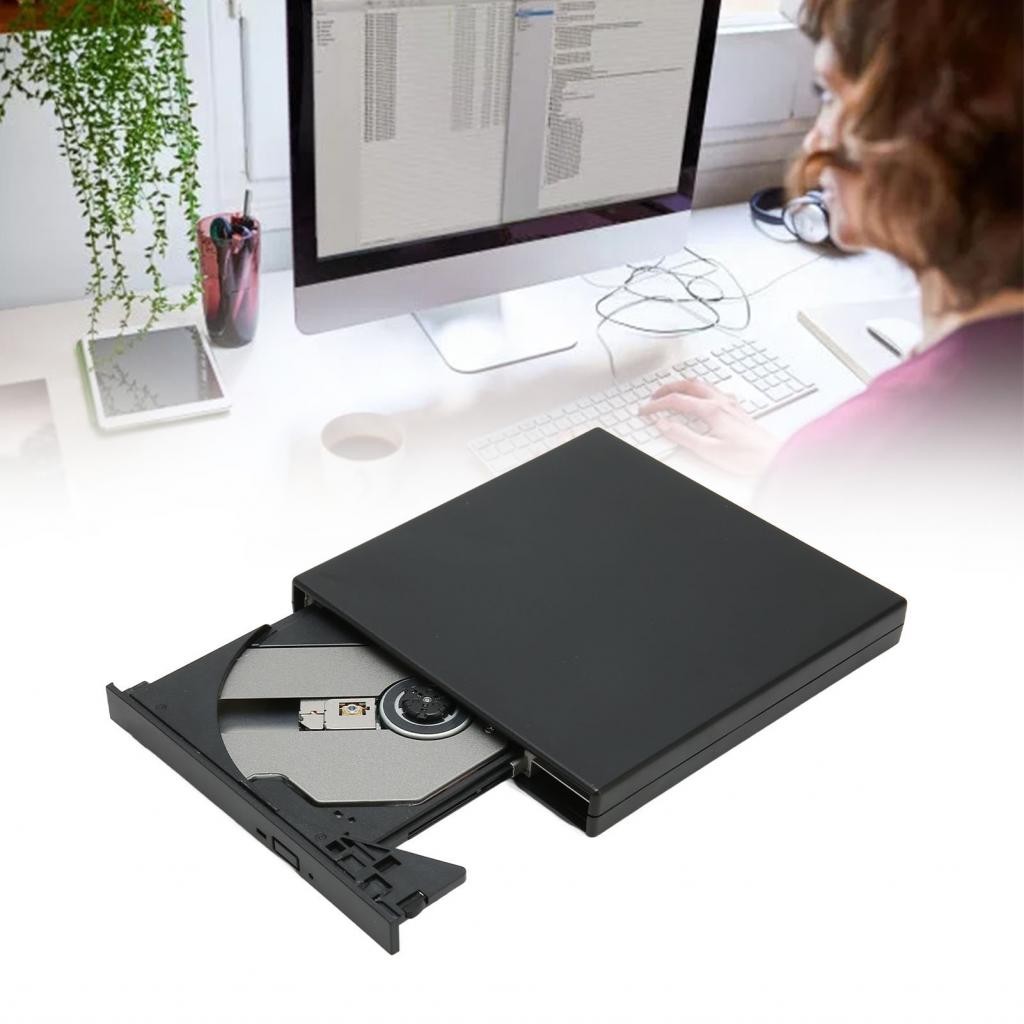 Soxii External DVD Drive USB 2.0 Portable CD RW Player ROM Rewriter ...
