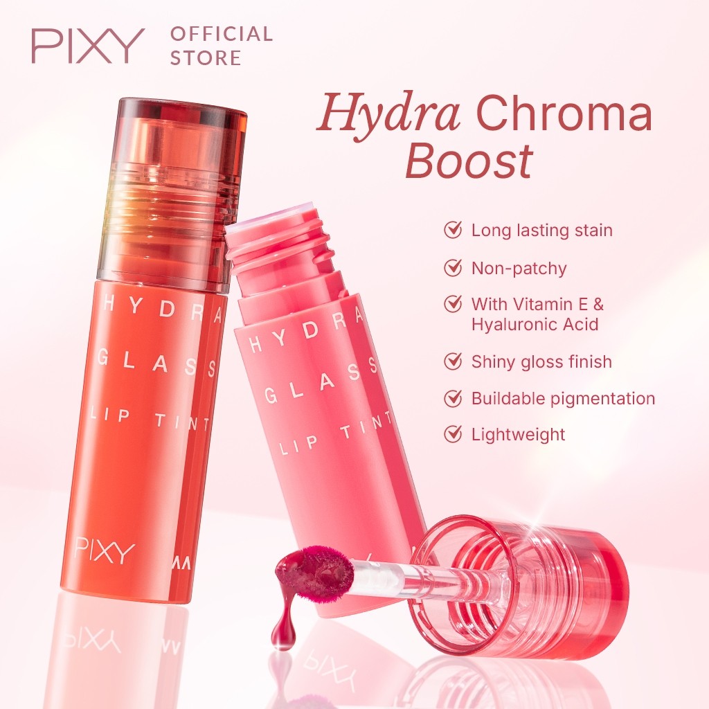 Qeila - PIXY Hydra Glass Lip Tint 2.5 mL | Stain Lock Formula | Non ...