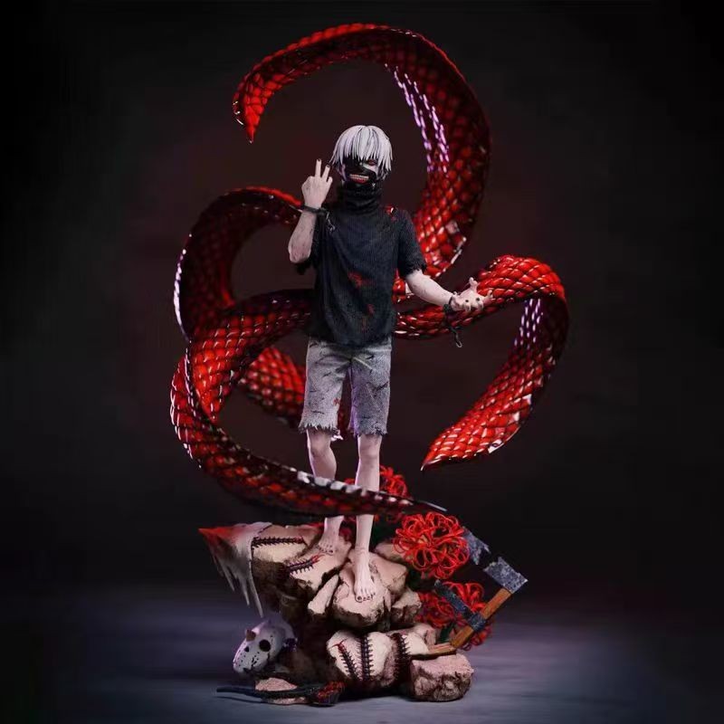 Tokyo Ghoul Kaneki Ken Rcss Form Figure Double Headed Statue Model ...