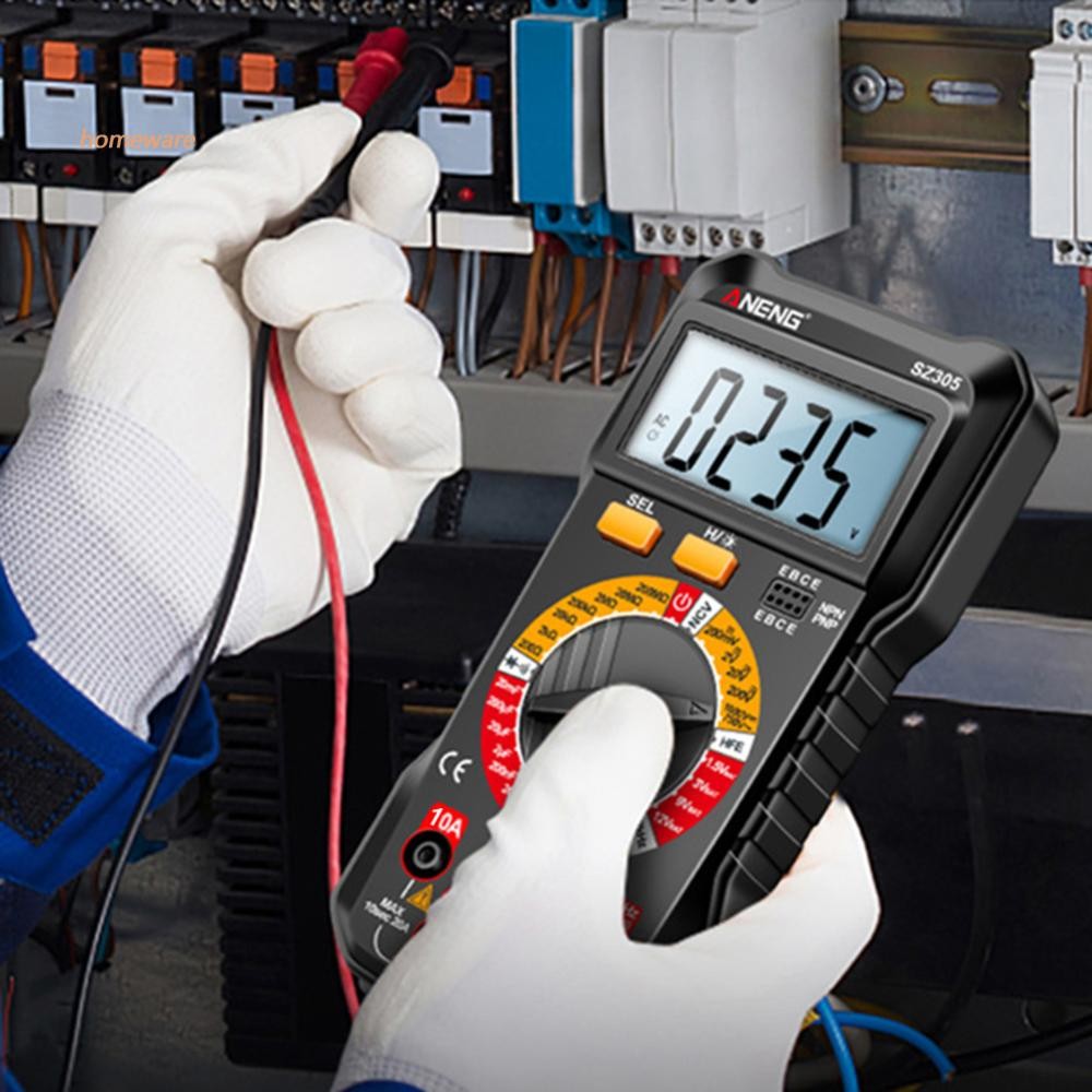 Intelligent Multimeter 1999 Counts AC/DC Voltage Tester Auto-Ranging ...