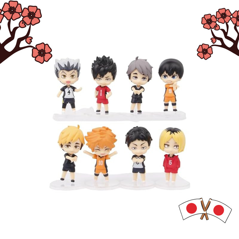 Haikyuu!! Anime Character Figure Set of 8! Designed with attention to ...
