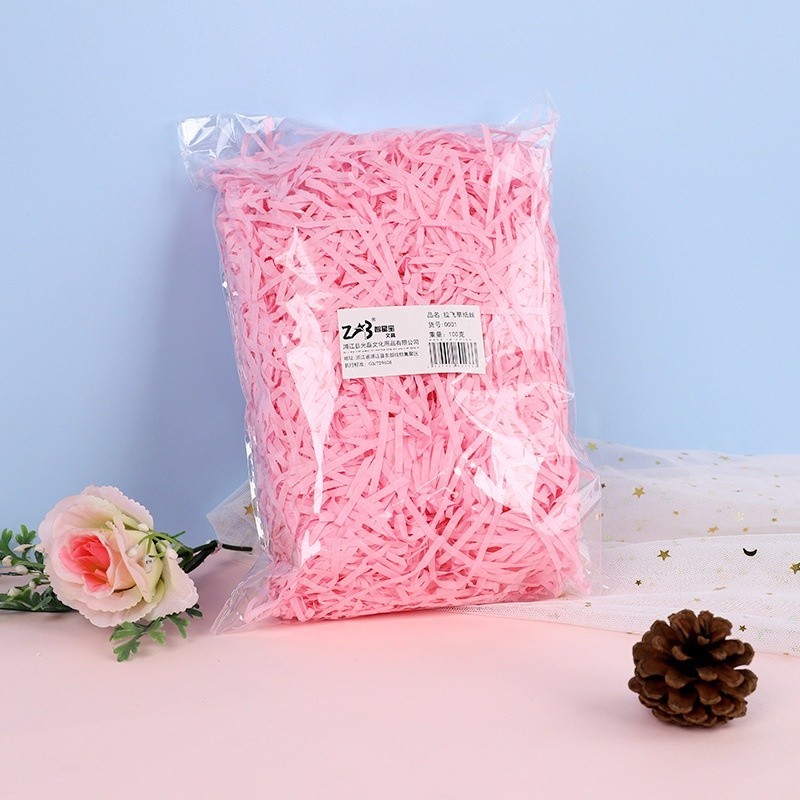 Birthday Packaging Raffia Gift Filler Decoration Multi-color Raffia ...