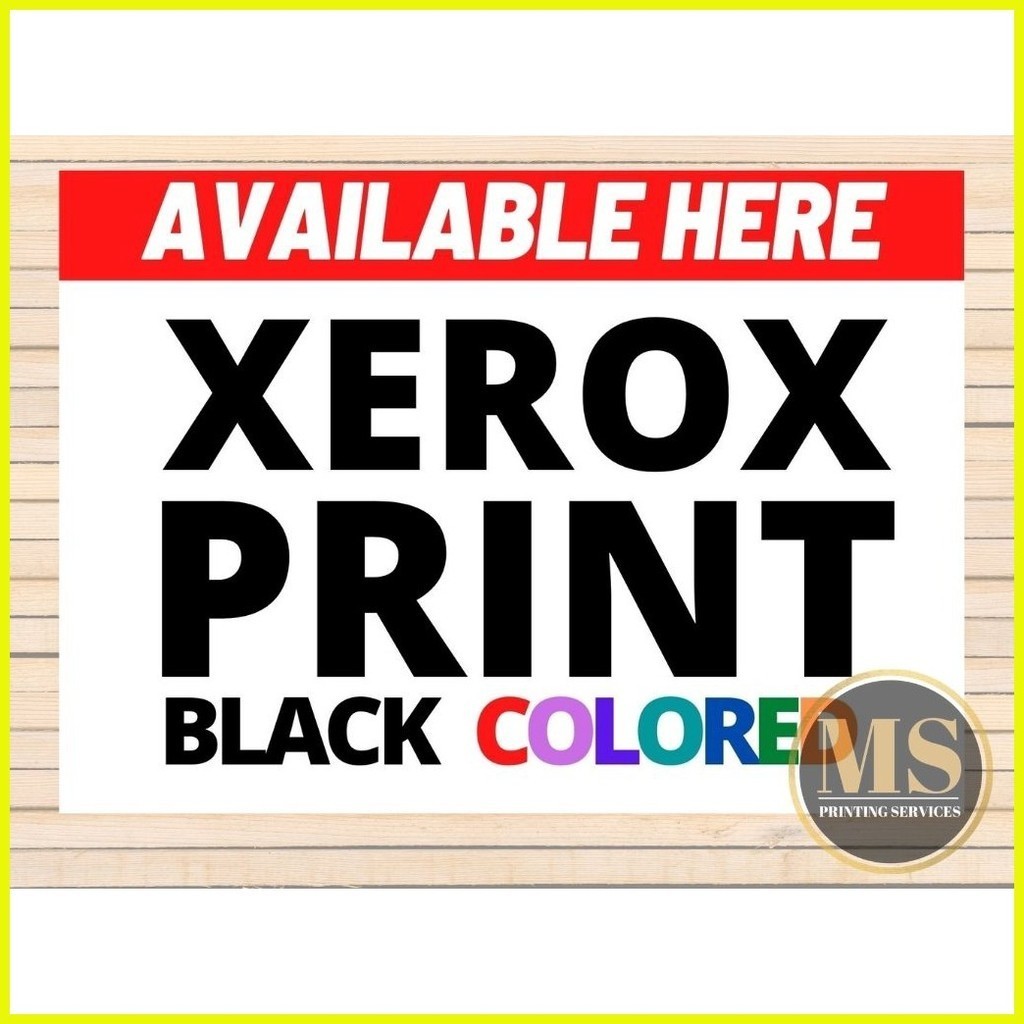 Available Here Signages (Laminated A4 Size) | Shopee Philippines