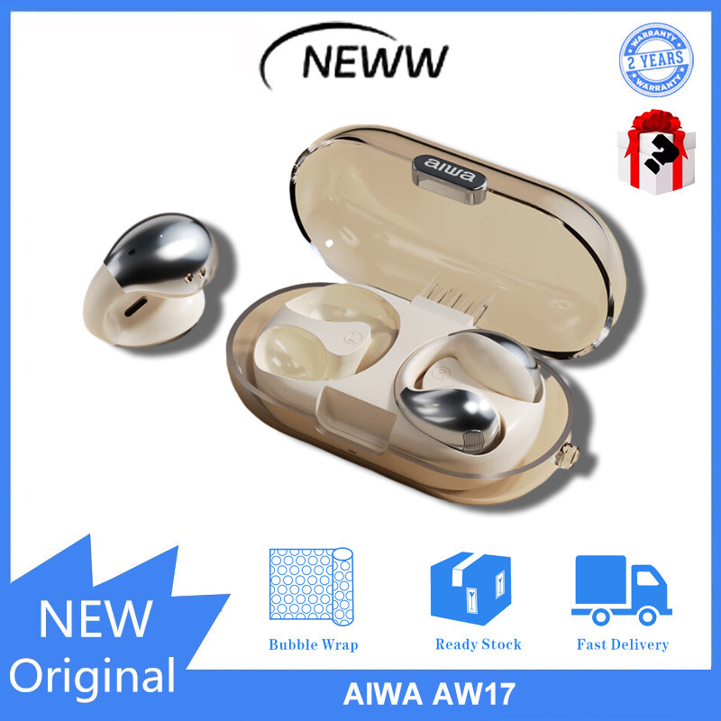 AIWA AW17 Wireless Earclip Long Range Bluetooth Earphones | Shopee ...