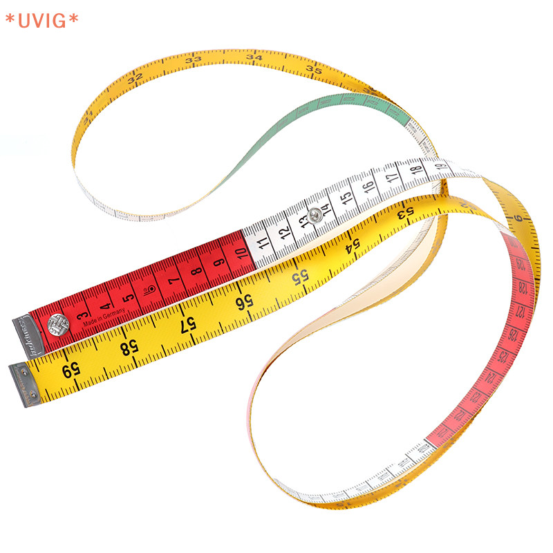 UVIG 60in button tailor measure tape sewing tools flat tape 150cm body ...