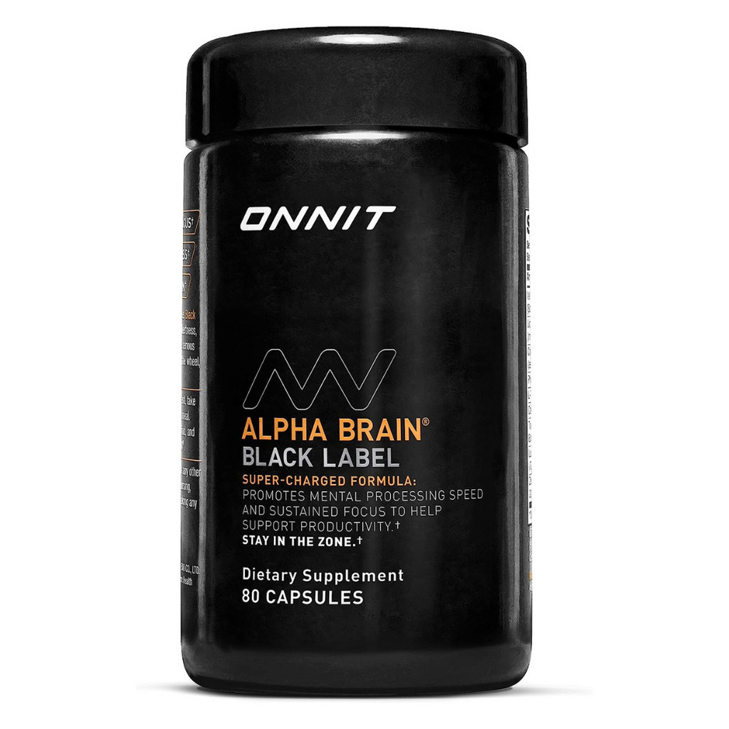 Onnit Alpha Brain Black Label Supplement 80 Capsules | Shopee Philippines
