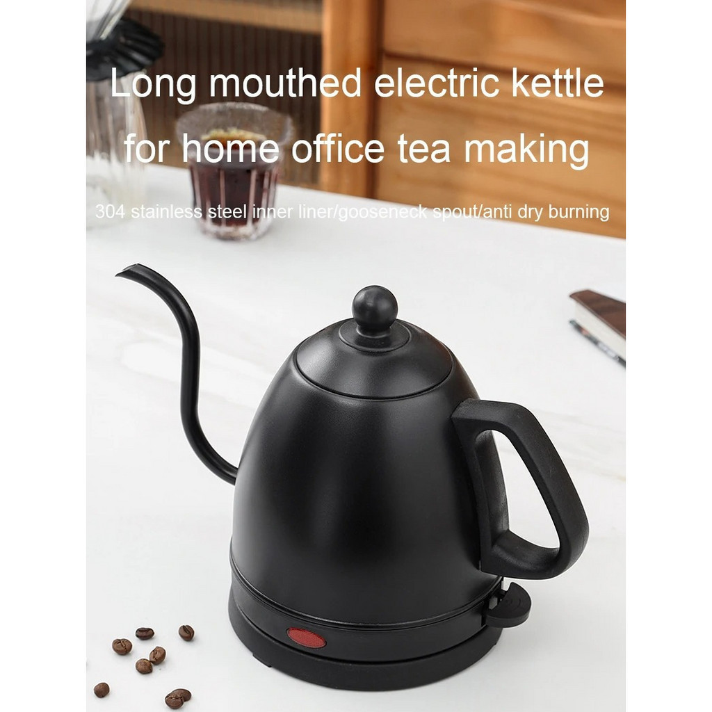 Gooseneck Pour Over 1000W 800ml Gooseneck Water Heating Electric Coffee ...