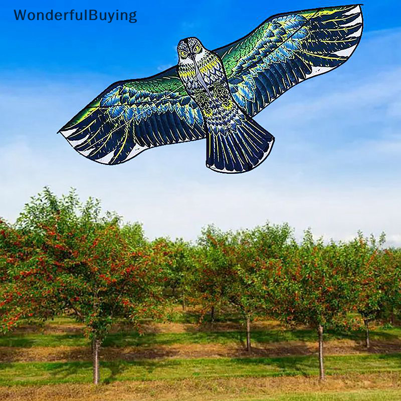 WBPH Belle Artificial Eagle Kite Cartoon Large Eagle Kite Flying Line ...