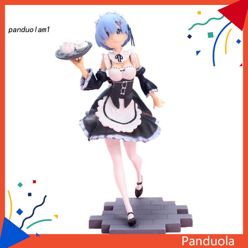 PANDU Rem Statue Doll Realistic Decorative PVC Re Zero Starting Life In ...
