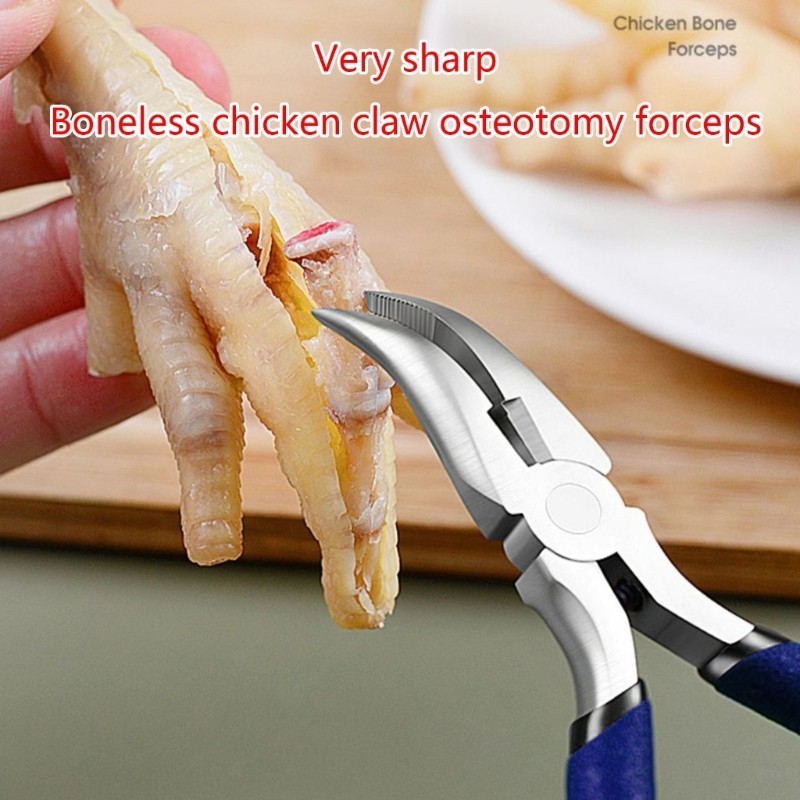 Chicken claw de-bone talisman phoenix claw bone picking and de-boning ...