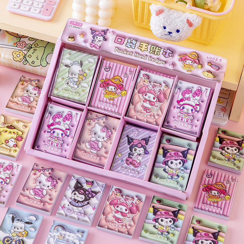 Cartoon Cute Sanrio Pocket Notebook Mini Notepad Student Gift ...
